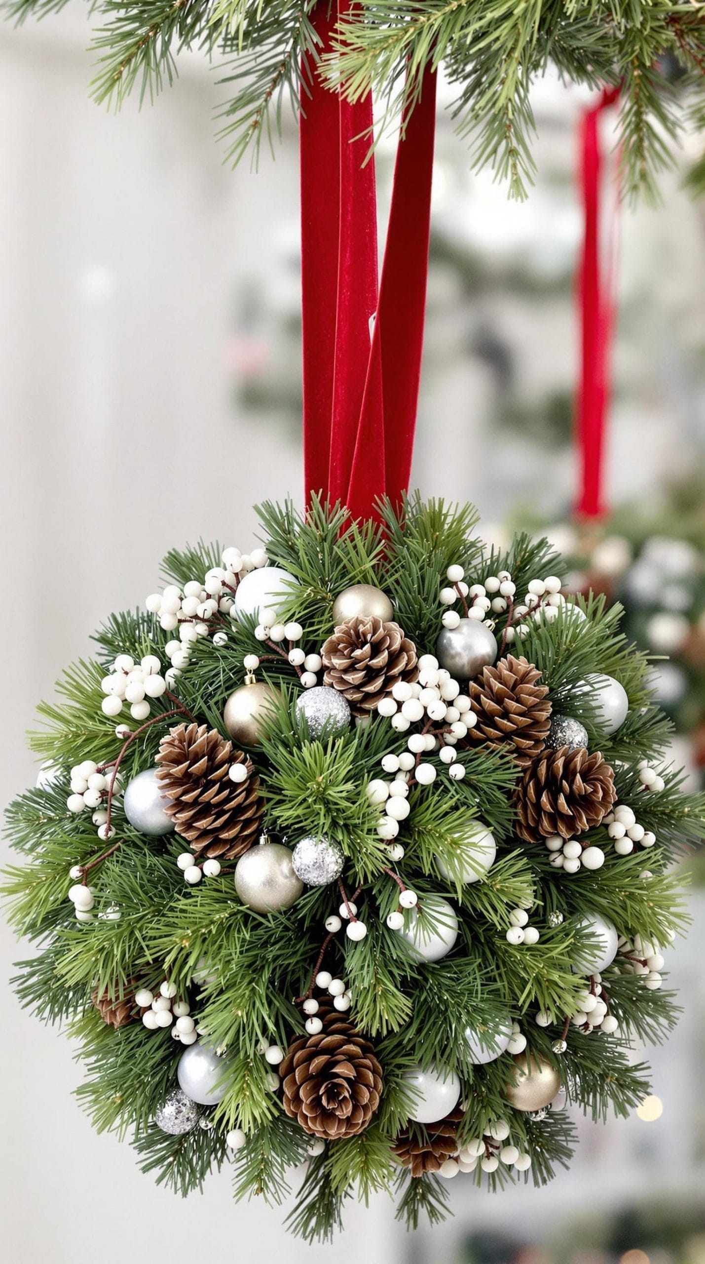 How to Create a Christmas Kissing Ball